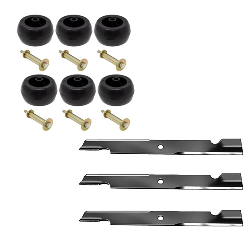 Blade Deck Wheel Kit Fits Exmark Lazer Z Series with 60" Deck 103-6403 ...