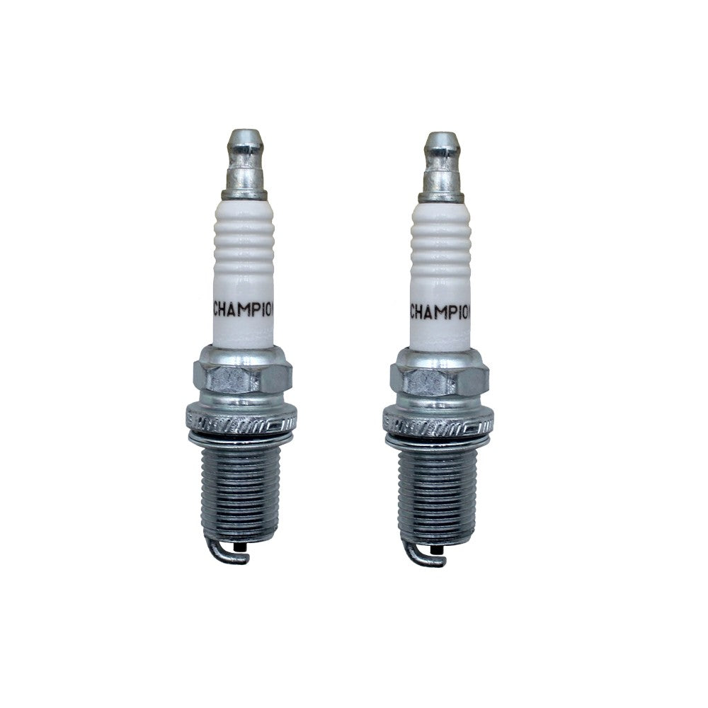 Two Spark Plugs RC14YC, RC12YC, BKR5E, BKR5ES, CS6, 1716 Mower Tiller ...