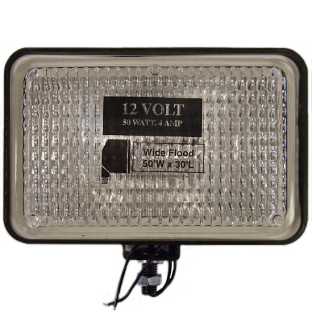 92269C1 ABL 12 Volt 4 Amp Rectangular Flood Halogen Lamp 3" x 5 ...