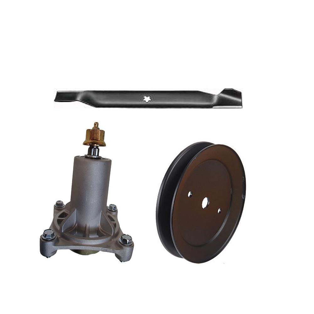 Spindle, Blade & Pulley Kit Fits Husqvarna Replaces 192870 - Reliable ...