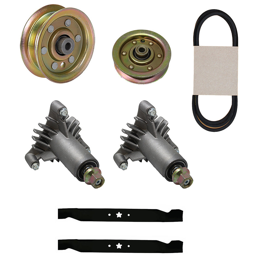PR1842STC Fits Poulan Pro 42" Lawn Tractor Deck Rebuild Kit Blades Belt ...