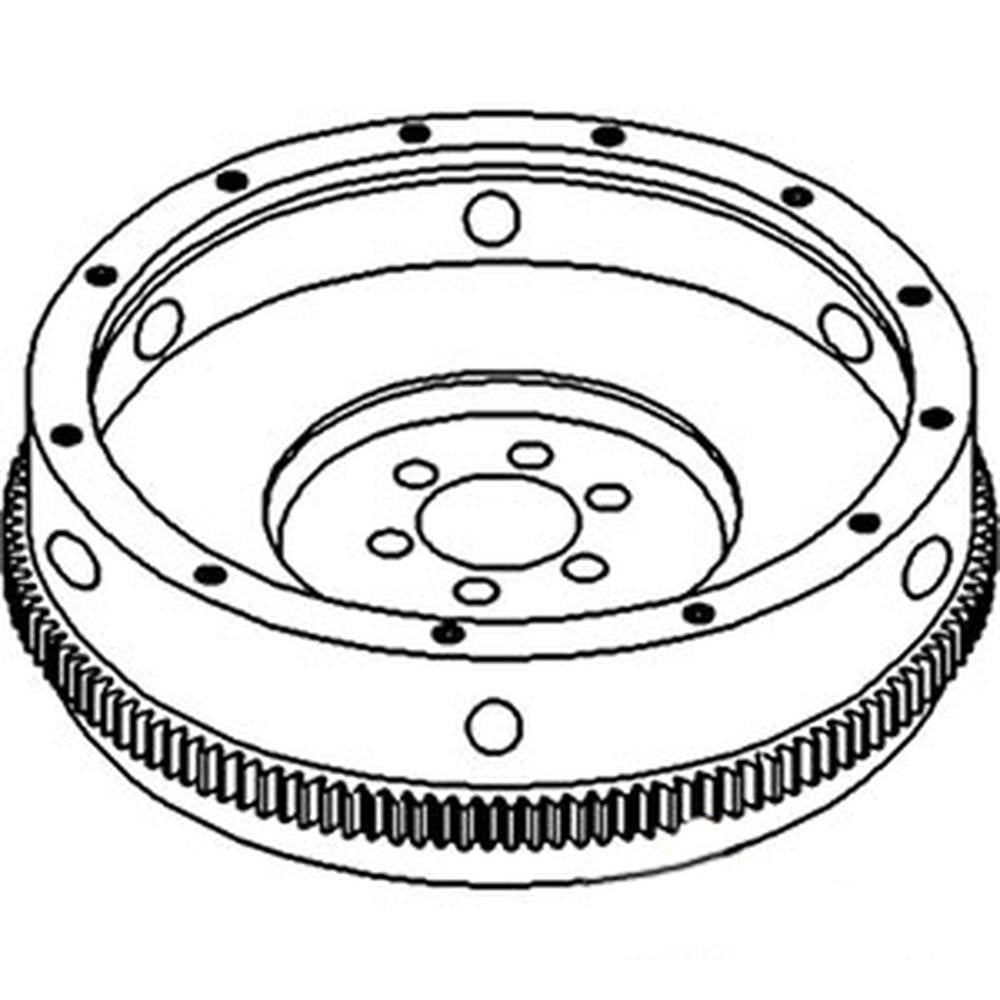3144614R95 New Flywheel Fits Case-IH Tractor Models 454 484 485 495 ...