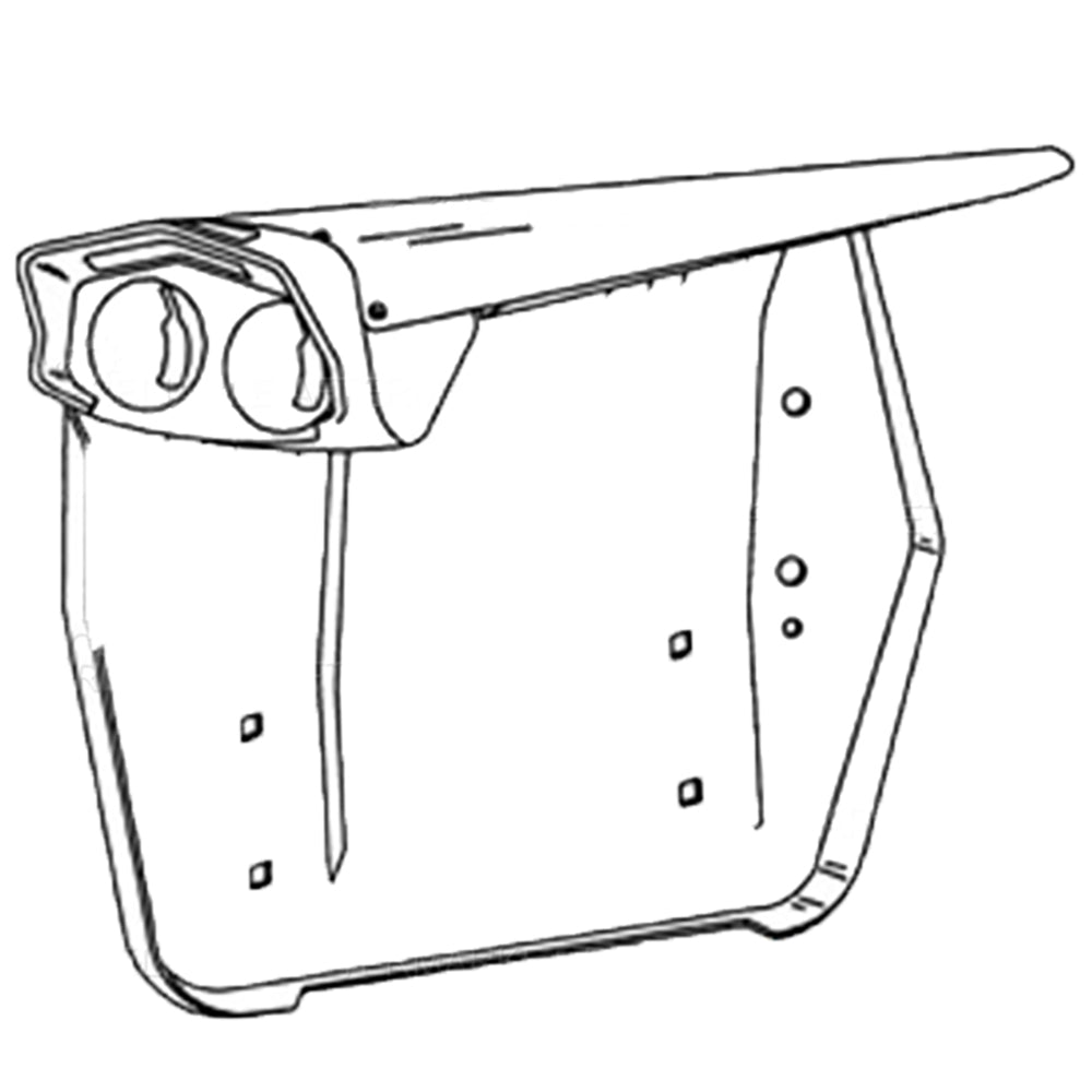 522390M1 Tractor RH Fender With Headlight Bracket Fits Massey Ferguson ...
