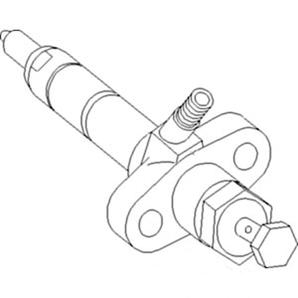 81868876 Fuel Injector Fits Ford 555E 575E 5610S 5640 655E 6640 7740 ...