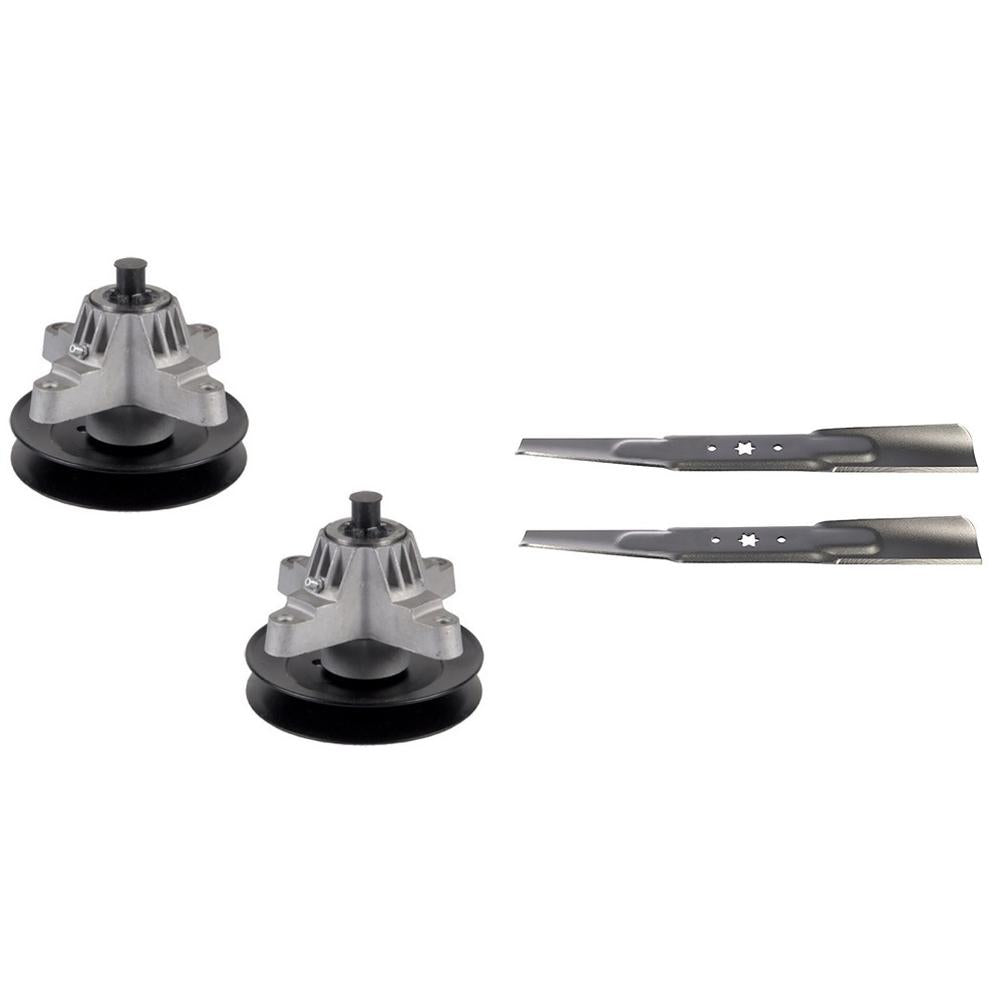 742-04308 42" Spindles and Blades Set 942-04308 For Troy Bilt Riding ...