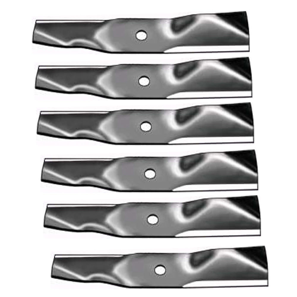 (6) Fits John Deere 54 Cut Med Lift Blades 325 335 345 425 445 455 ...