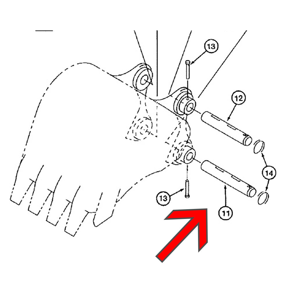 159459A1 Pin Fits Case/International Harvester 9040 9040B 9045 9045B ...