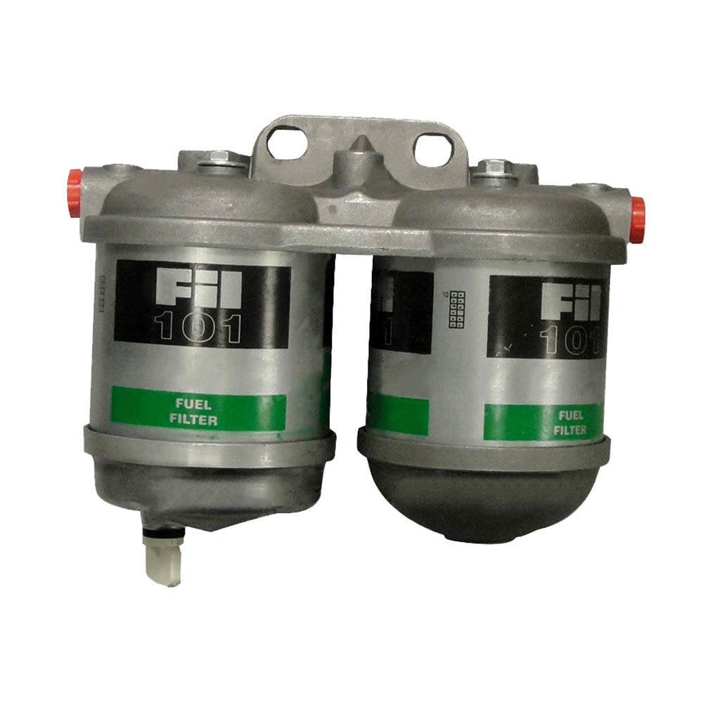 Dual Fuel Filter Assembly w/ Aluminum Bowl Fits Ford Universal Products ...