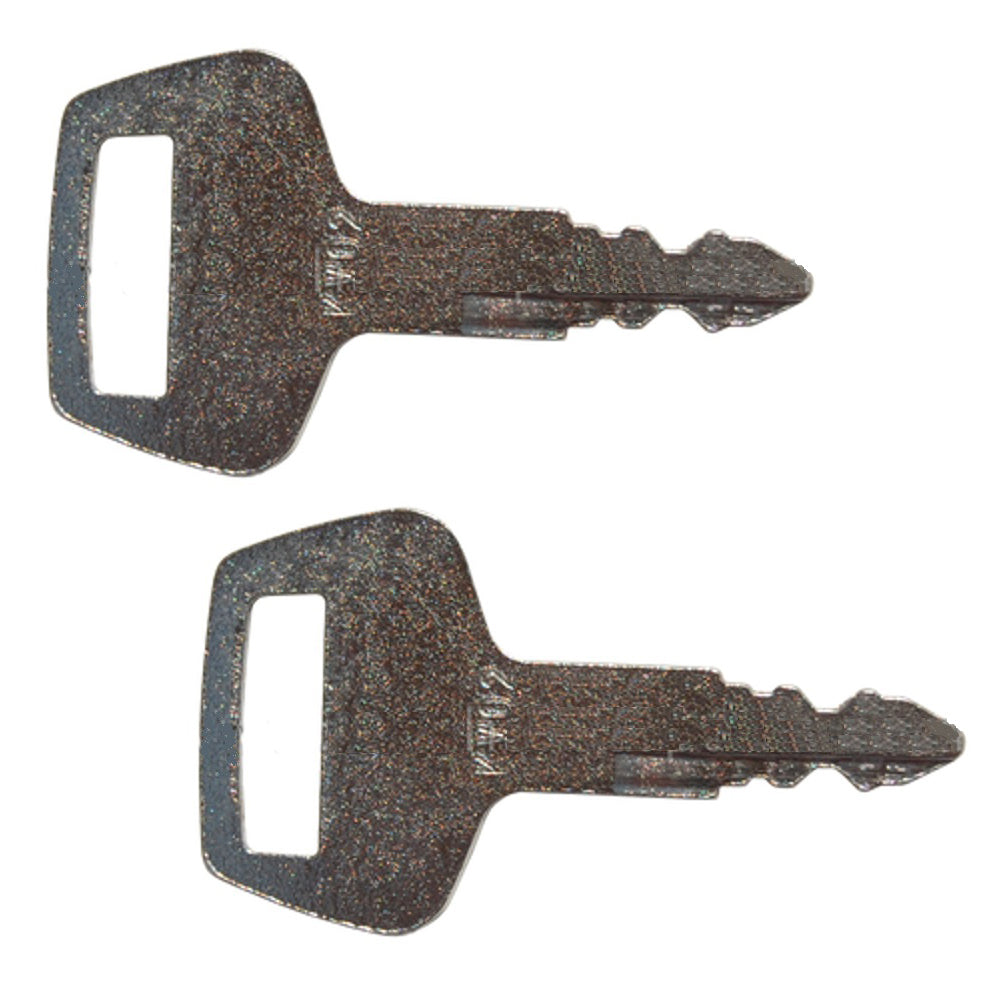 Set of Two (2) Ignition Keys KV02 Fits Kato Excavator Models - Reliable ...