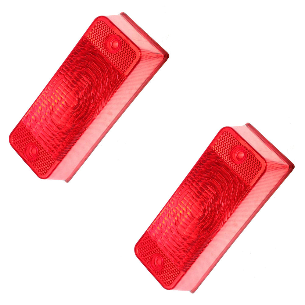 2PK Red Tail Light Lens Fits Bobcat Skid Steer Loader Skid Steer Back ...