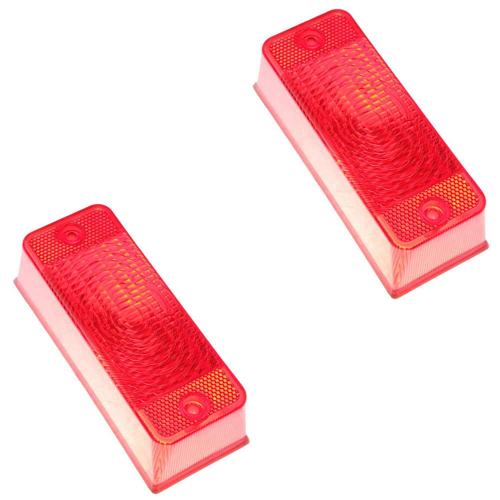 2PK Red Tail Light Lens Fits Bobcat Skid Steer Loader Skid Steer Back ...