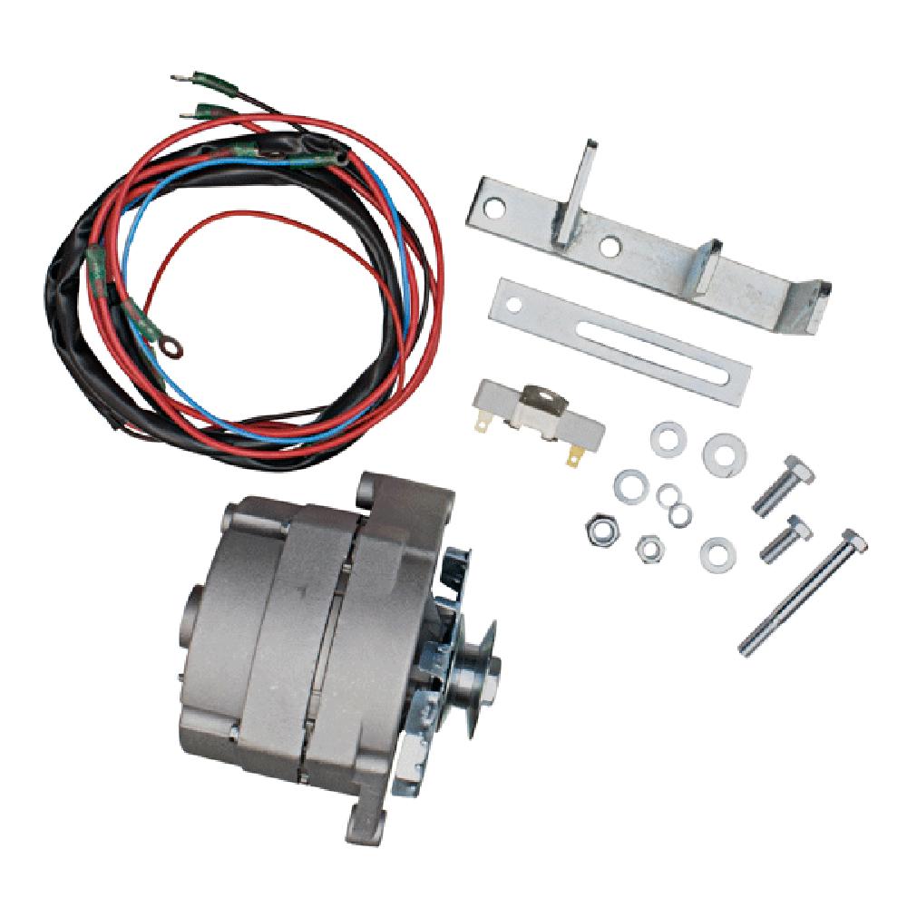 12 Volt w Harness Alternator Conversion Kit Fits IH Fits FARMALL M MV ...