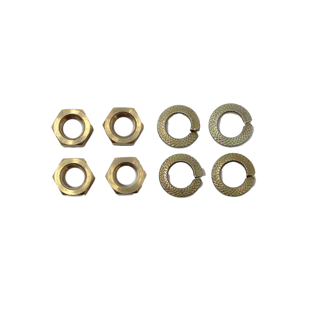 4 Brass Nut/Washers Kit Manifold Mounting Fits Ford 2N 8N 9N Tractor ...