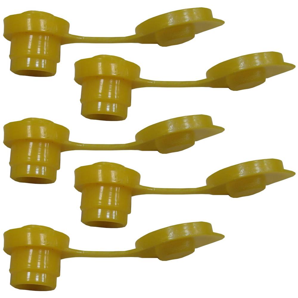 5 Yellow Fuel Gas Jug Vent Caps Blitz Wedco Scepter Essence Midwest ...