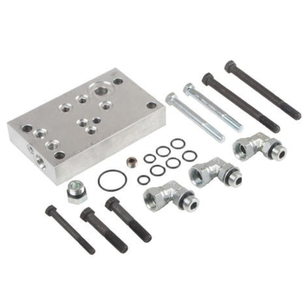 HV5902 Hydraulic Valve Adapter Plate Kit w/ O-Rings Fits Ford Tractor ...