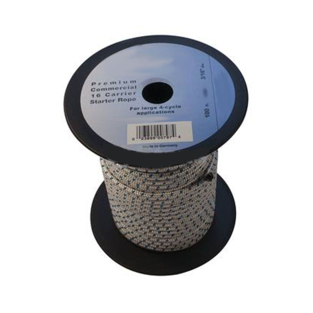 100' SOLID BRAID STARTER PULL ROPE / #6 REEL FOR SMALL ENGINES ...
