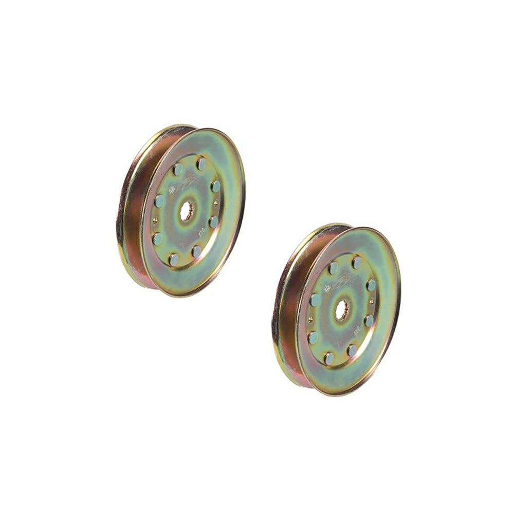 (2) Mandrel Pulley Fits Craftsman 42" 50" 54" Mower Deck 173436 153535 ...