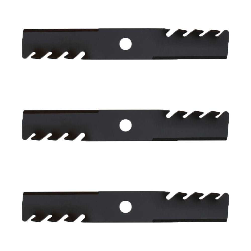 3pk Oregon Mulching Blades Fits Exmark 48" Metro HP Turf Tracer 103 ...