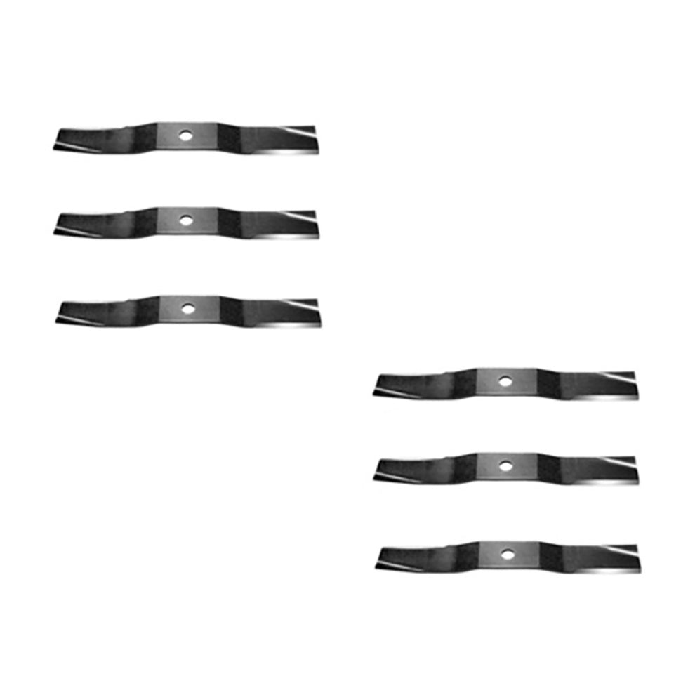 K5351-34342 Six Medium Lift Blades Fits Kubota RCK54-22BX Mid Mount ...