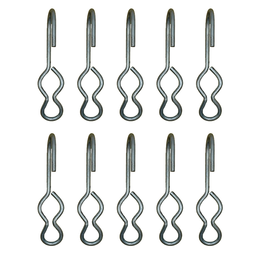 Ten Pack Set of SJ Hooks Designed For Rubber Ropes Shock Cords Cargo ...
