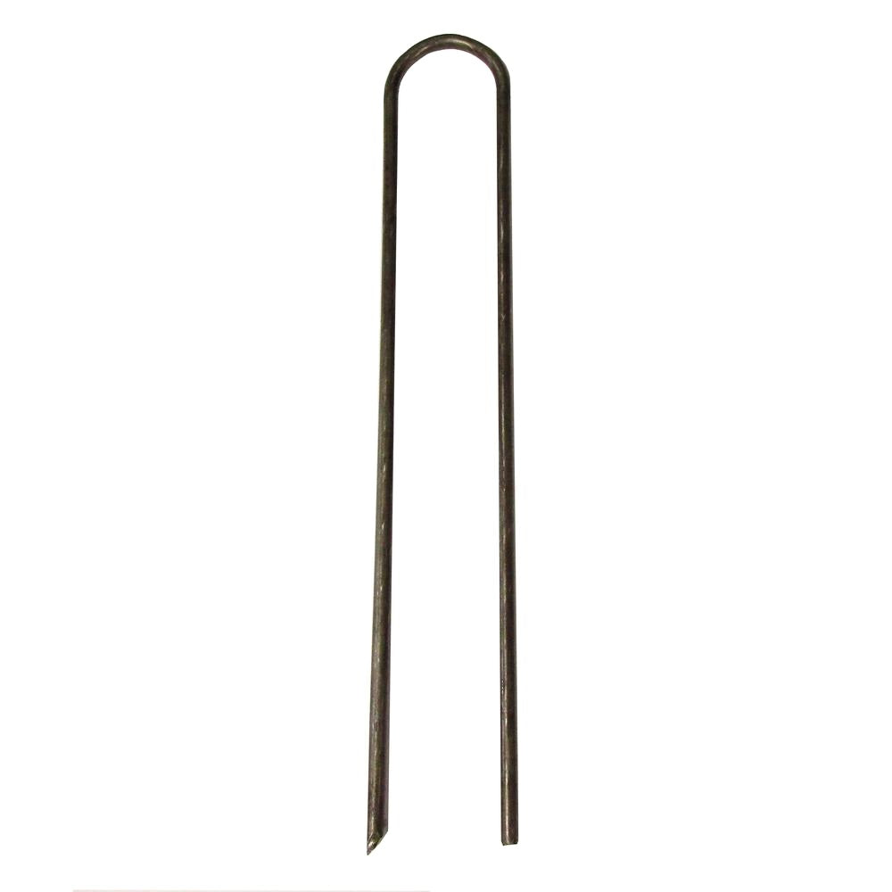 Landscape Staple Round Top 6" Long 1" Wide Single Leg 11-Gauge Steel ...