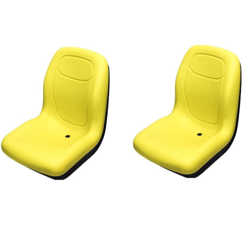 (2) Yellow Seat Fits John Deere Zero Turn Mower Z Trak M653 M655 M665 ...
