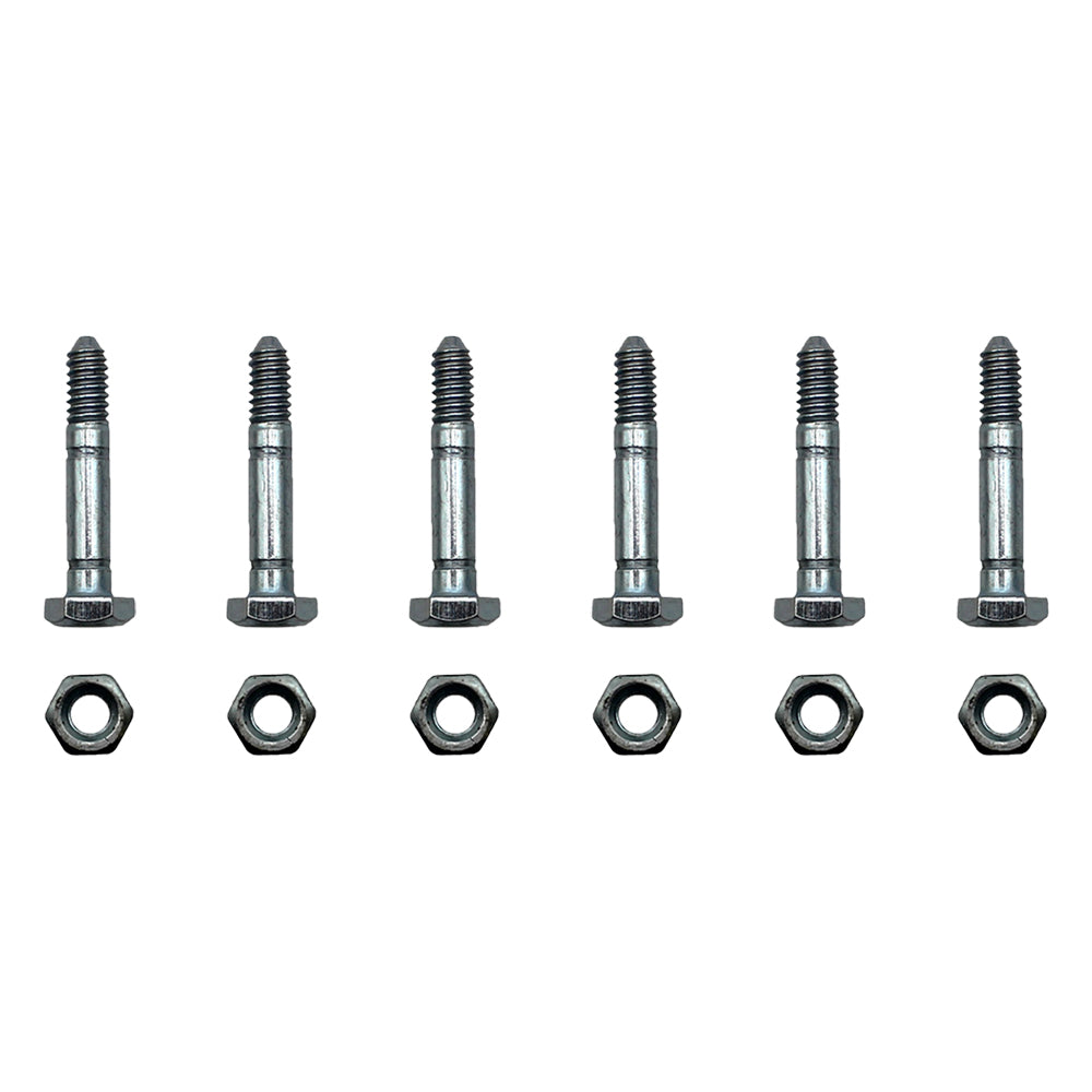 Set of Six Shear Pins with Nuts AM123342 Fits John Deere 524D Fits ...