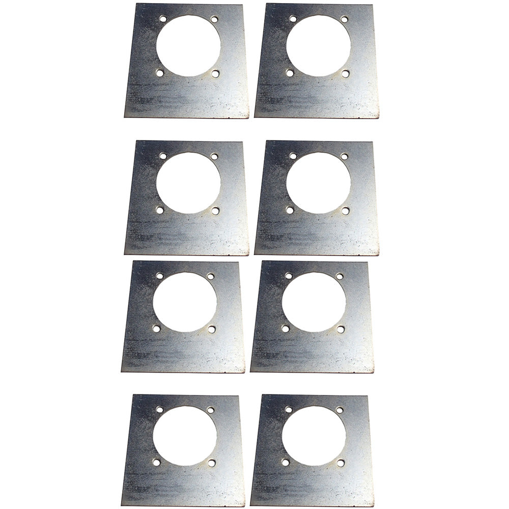 (8) New Backing / Mounting Plates for D-Ring Tie Down Recessed D-Rings ...