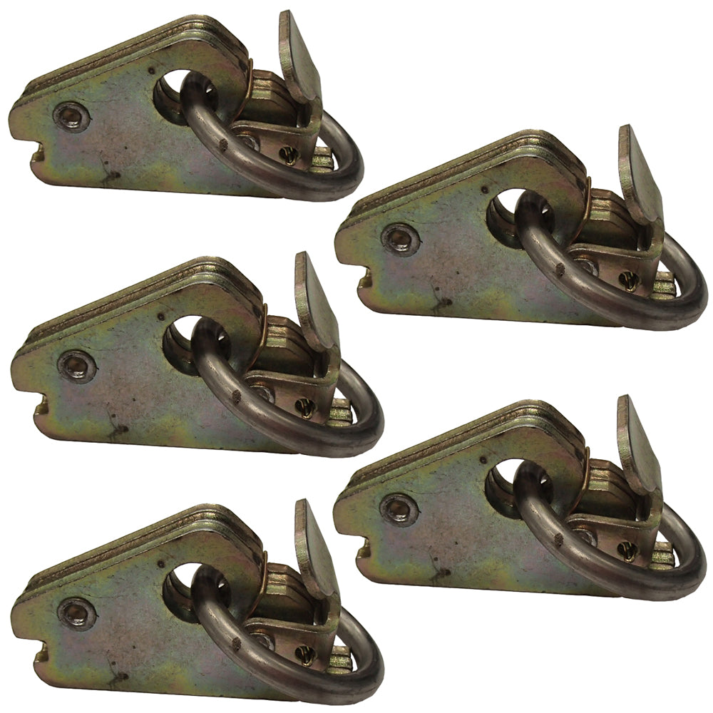 (5) E Track O Ring Fitting for Enclosed Trailer Toy Hauler Truck Cargo ...