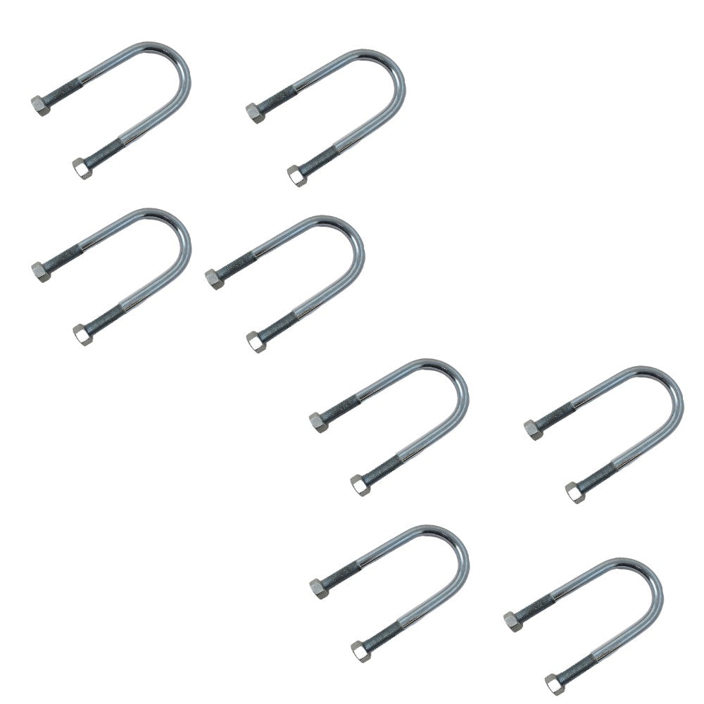 (8) Pack 3500 lb Trailer Axle U Bolts Made for 2-3/8 Round Axles ...
