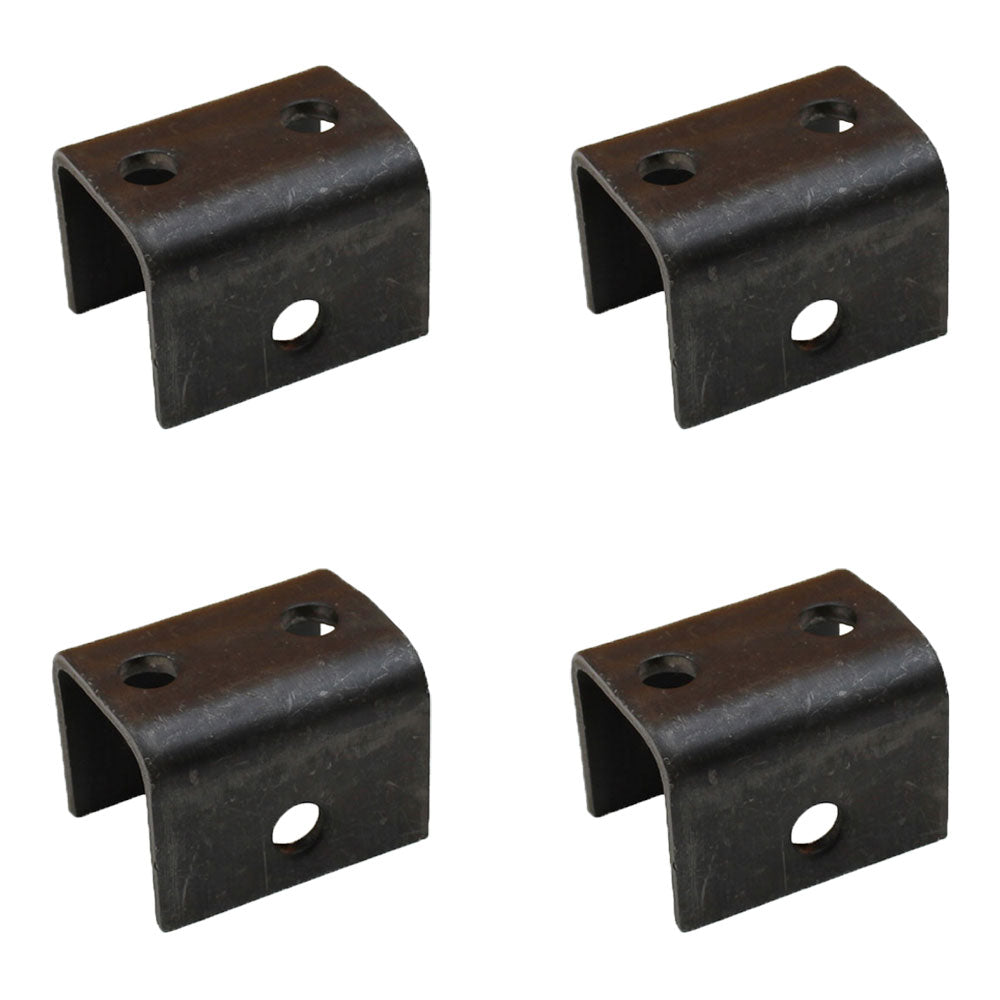 (4) New Replacement Front or Rear Hangers for Double Eye Springs 2-3/8 ...
