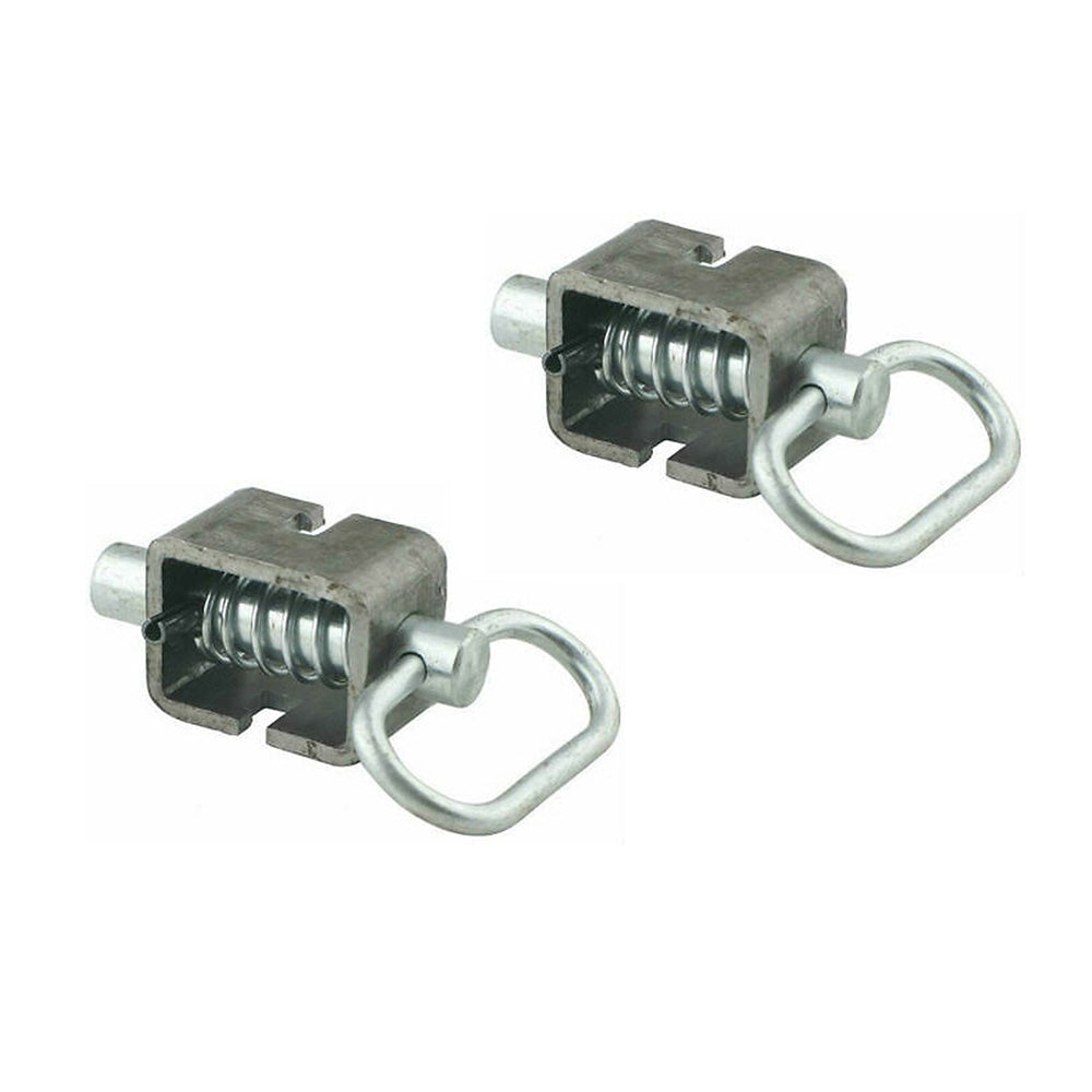 (2) SL58W 5/8" Steel Weld Spring Latch Utility Trailer Gate Door Ramp ...