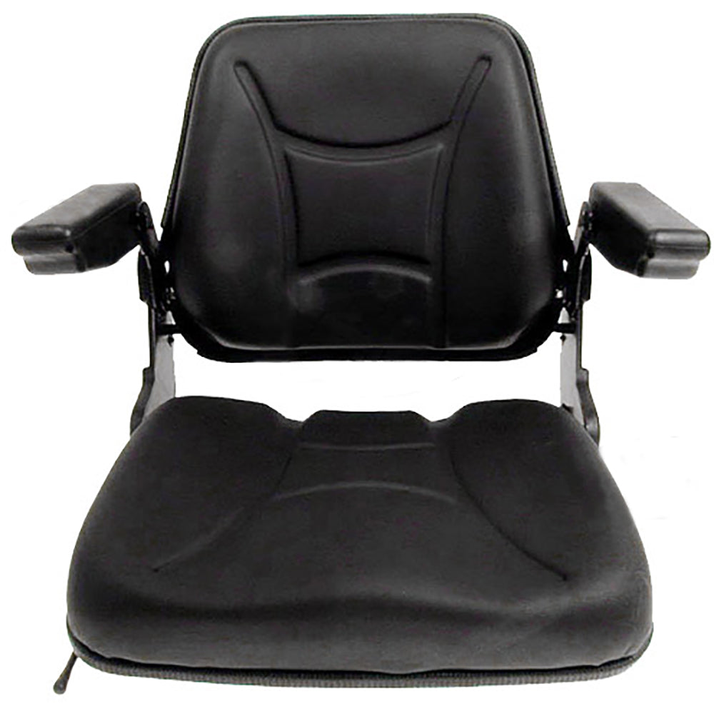 Fork Lift Seat Fold Down with Armrests & Slides Fits Universal Makes ...